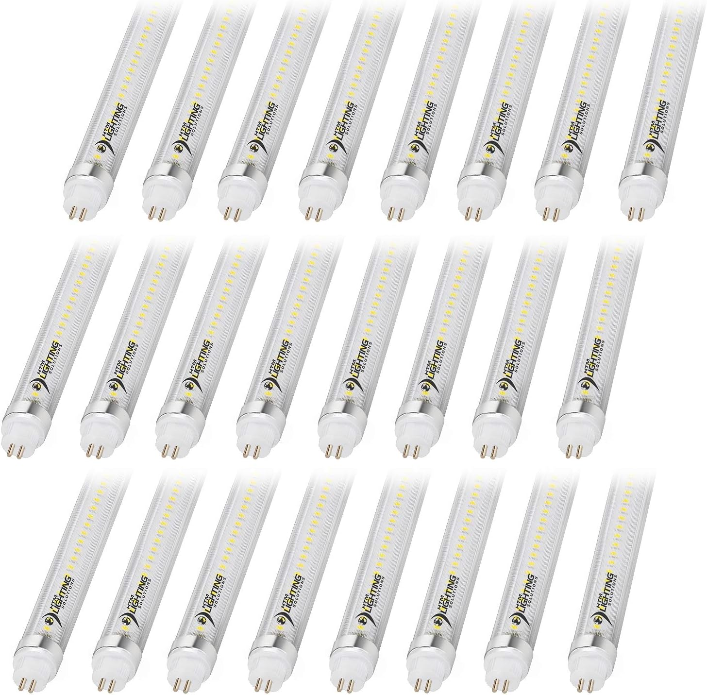 4ft 24W T5 High Output LED Tube Light, 45.75", F54T5 Equal, 5000K (Cool ...