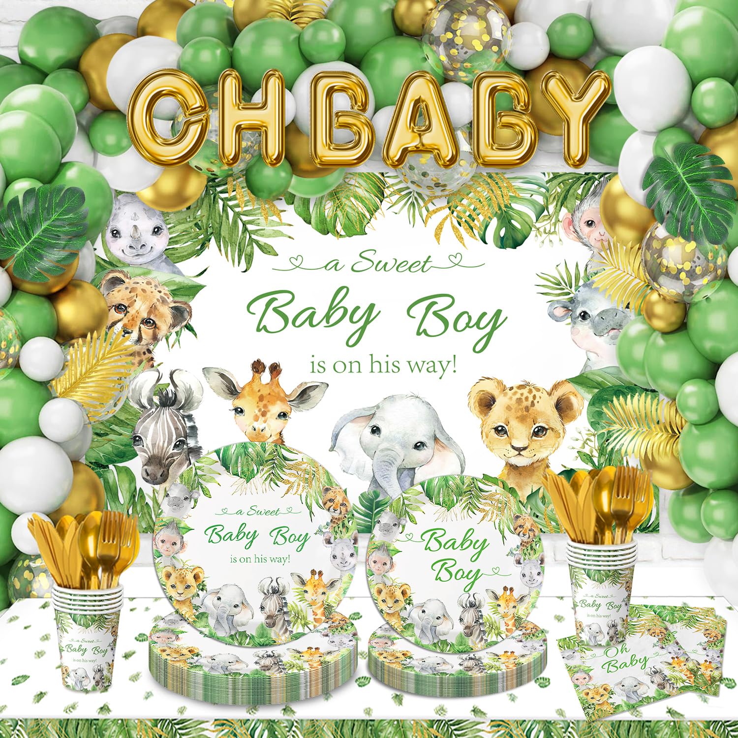 Safari Animals Baby Shower Ideas Jungle Decorations Baby Shower 2025