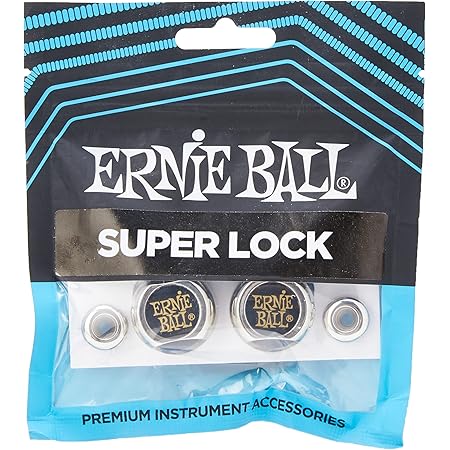 Amazon.com: Ernie Ball Super Locks, Nickel (P04600) : Musical Instruments