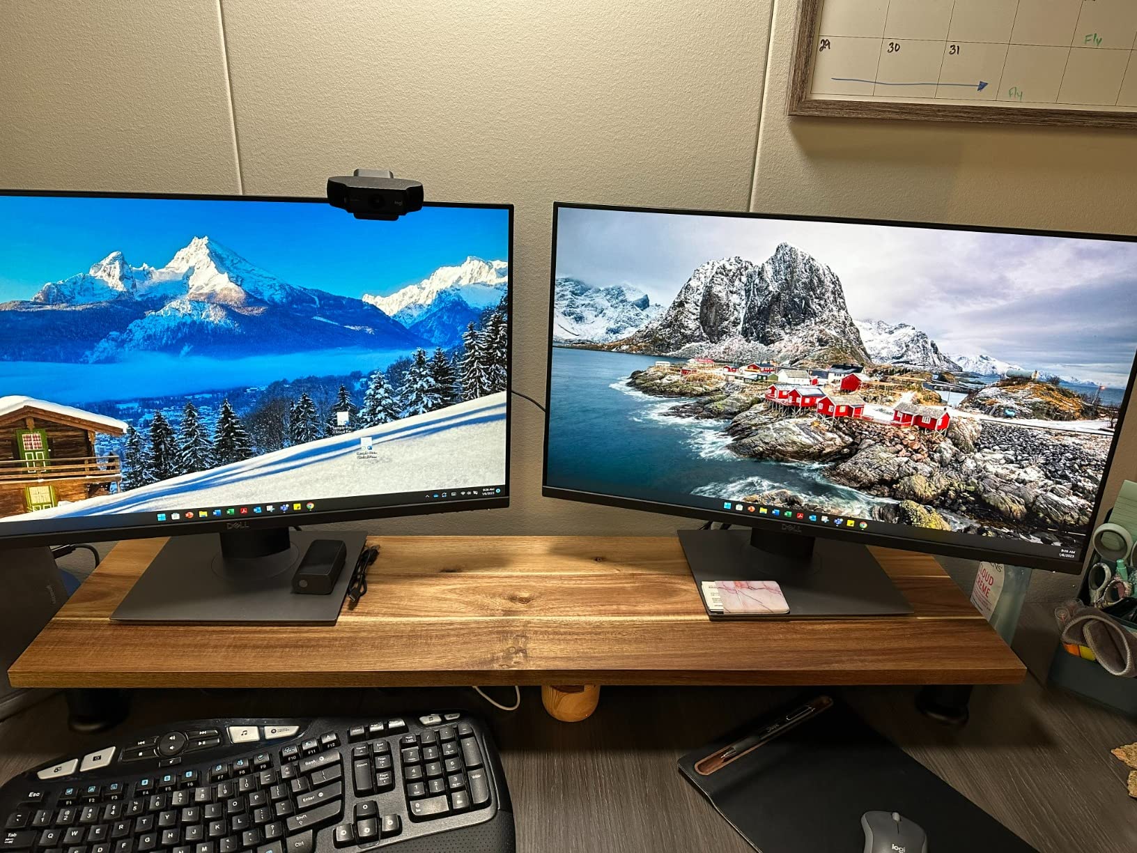 $14/mo - Finance Nordik Large Dual Monitor Riser for 2 Monitors ...