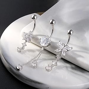 Cute Dangle Belly Button Rings