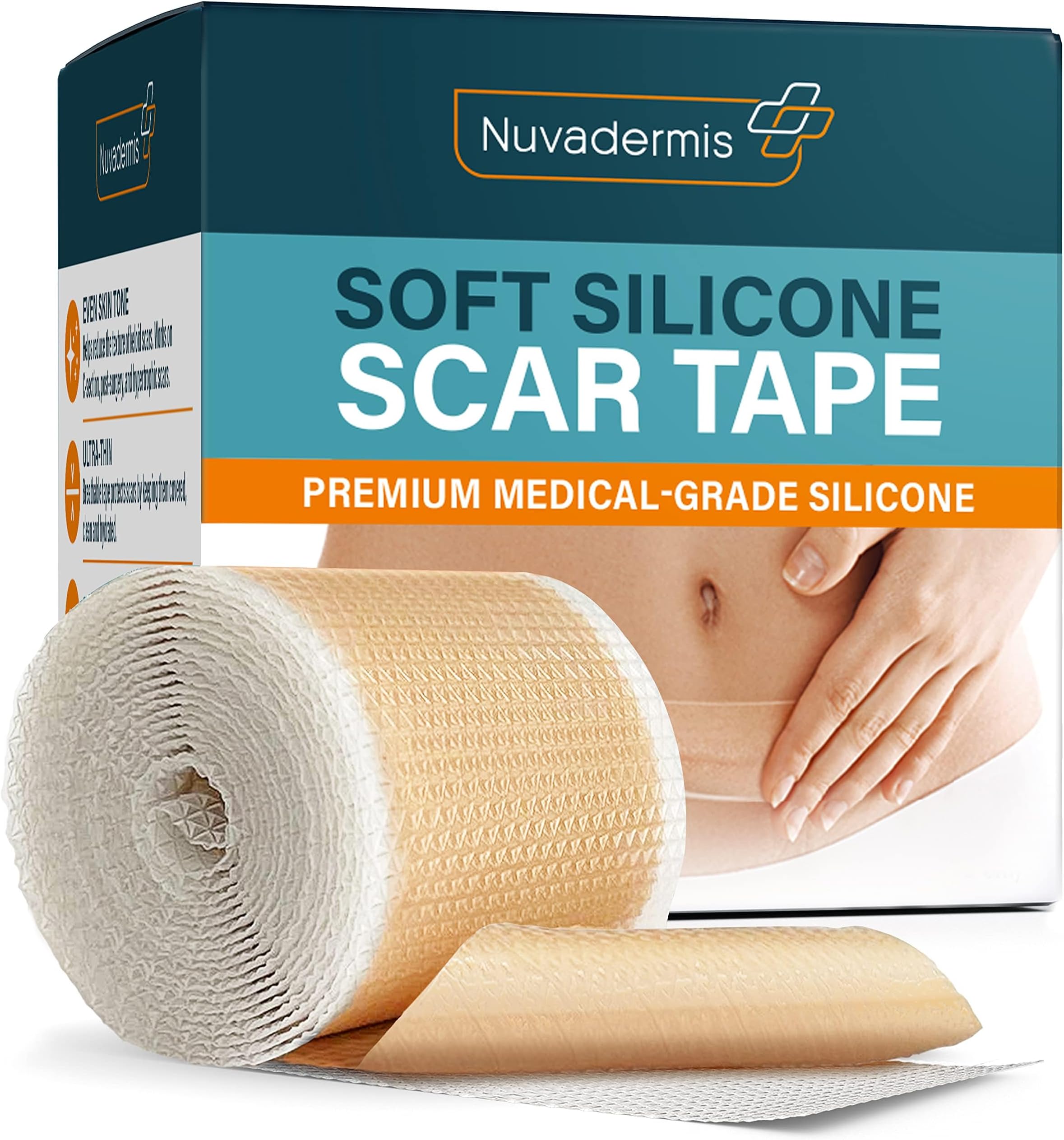 Amazon.com: Silicone Scar Sheets - Medical Grade Silicone Scar Tape for ...