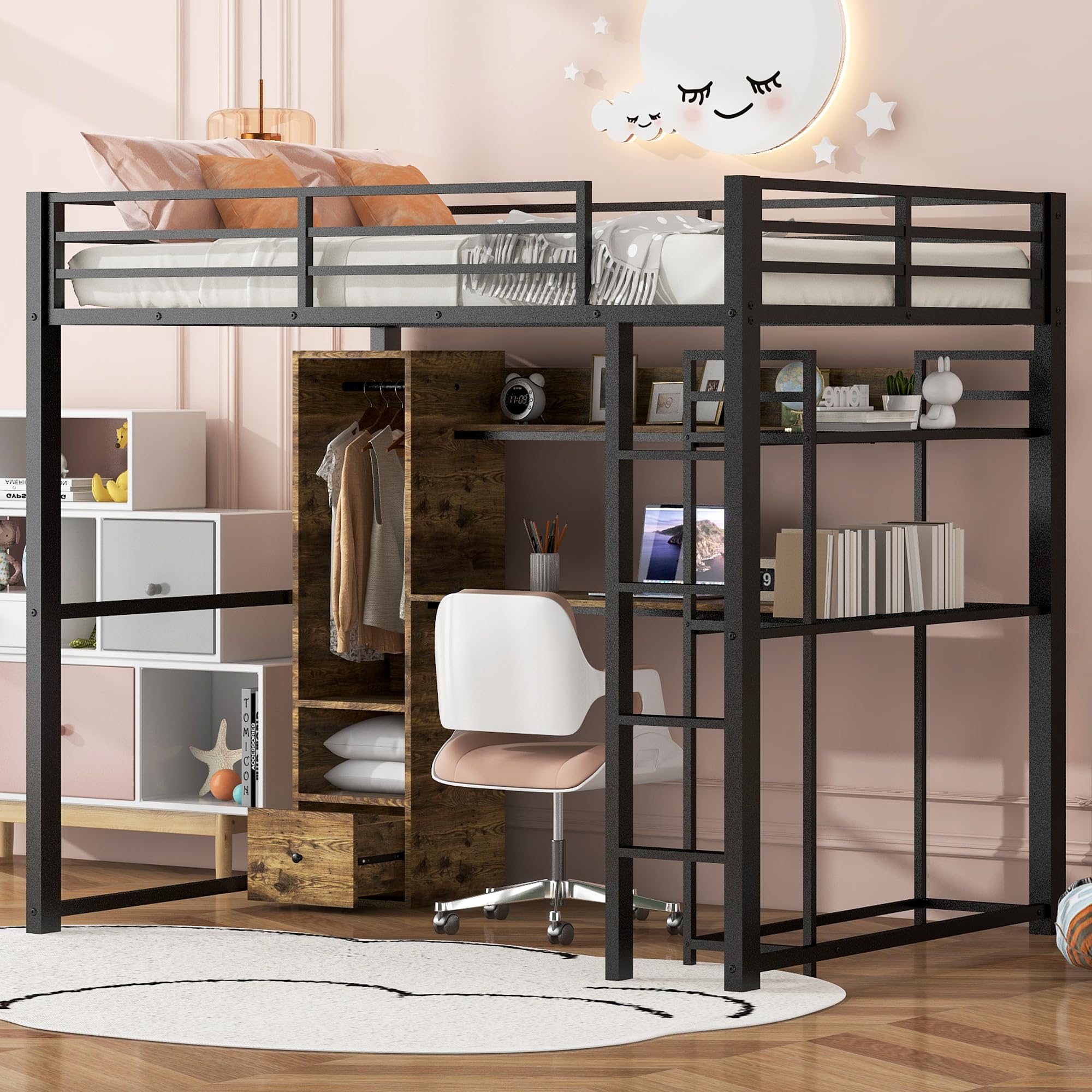 Snapklik.com : Full Size Loft Bed