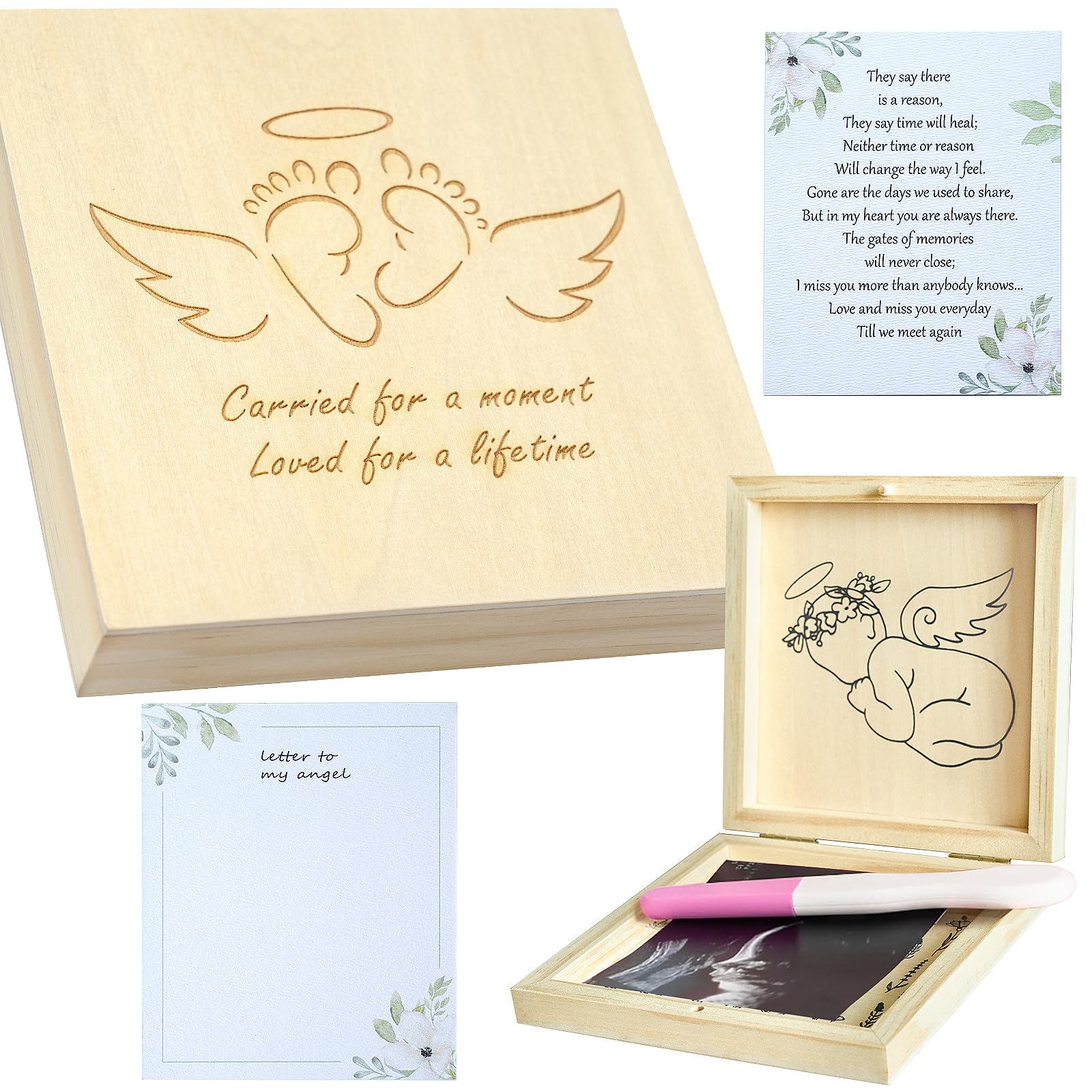 Amazon.com: Btapuly Miscarriage Memory Box,Miscarriage gifts for ...