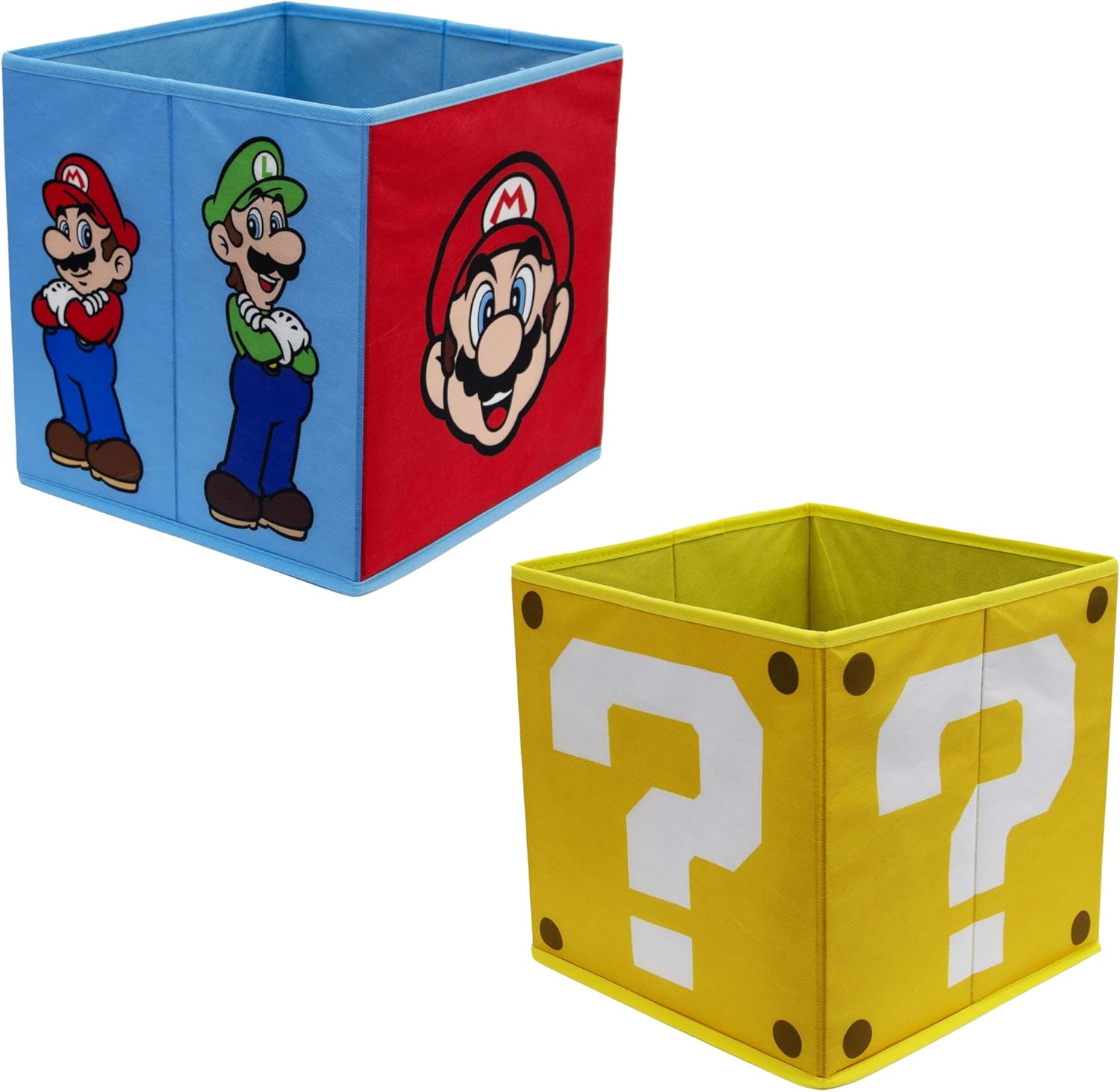 Amazon.com: Nintendo Super Mario Officially Licensed Storage Boxes | 2 ...