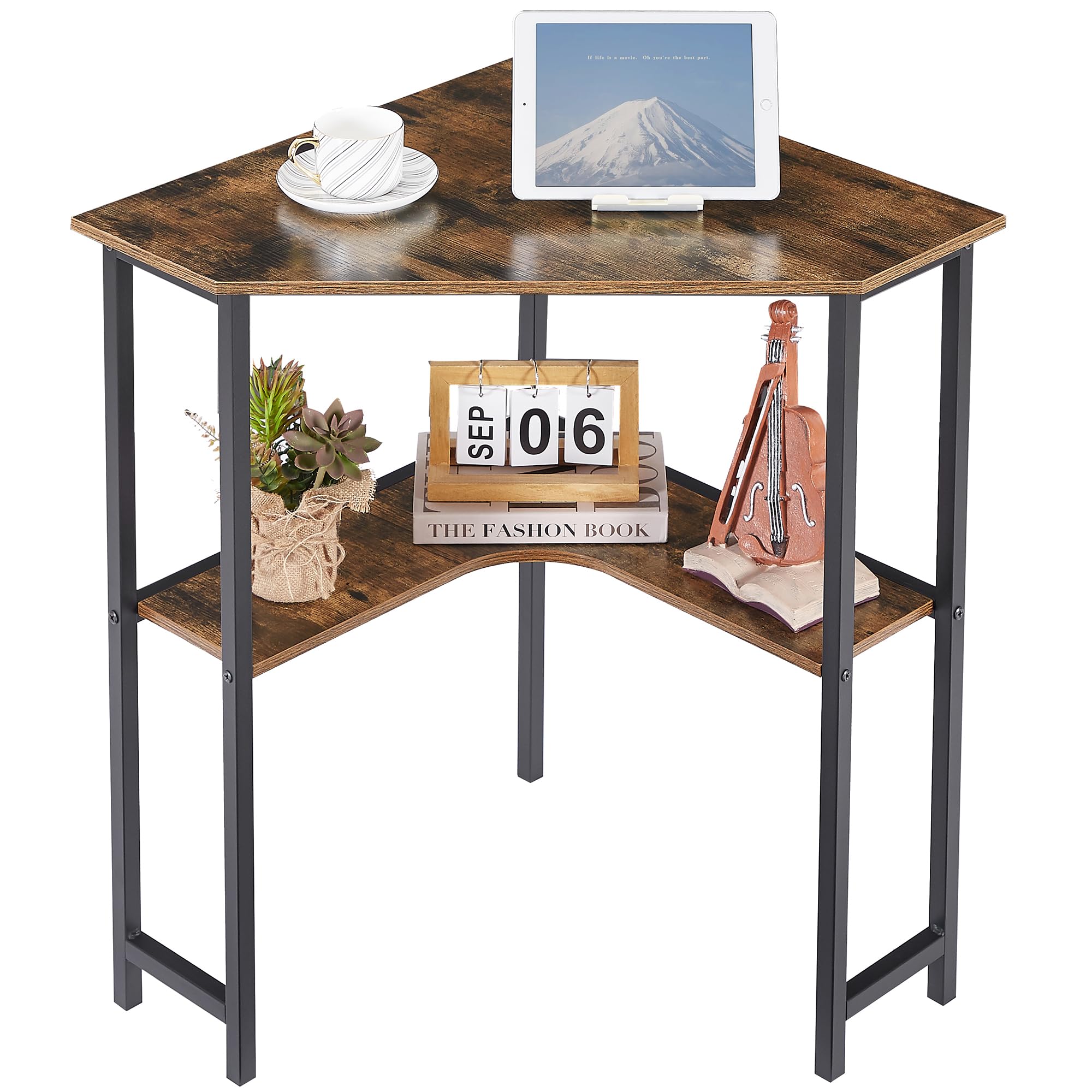 Snapklik.com : VECELO Small Corner Computer Desk 33 X 23 Inches