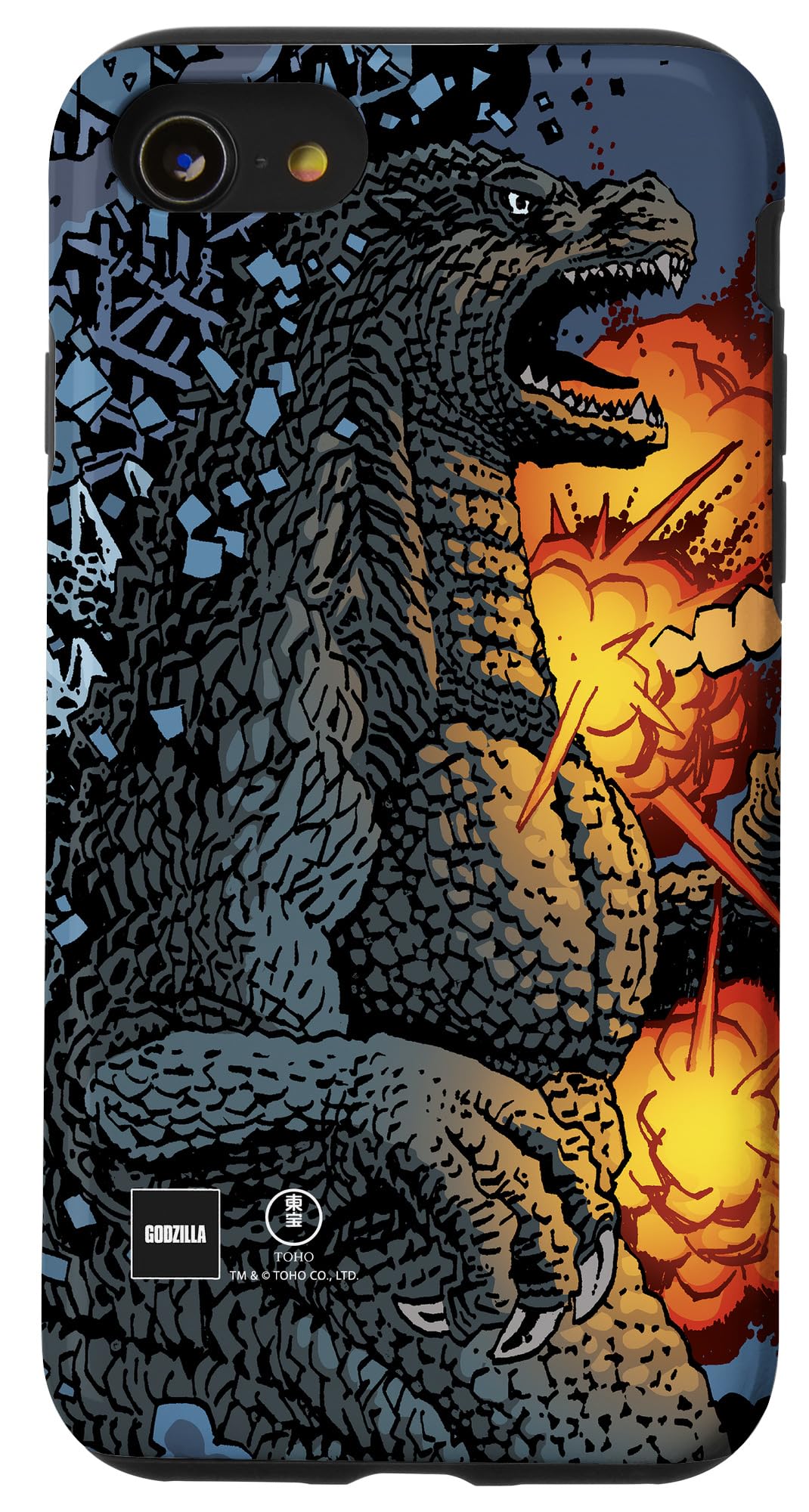 Snapklik.com : Godzilla Comic Art Rocket Attack Case For iPhone SE