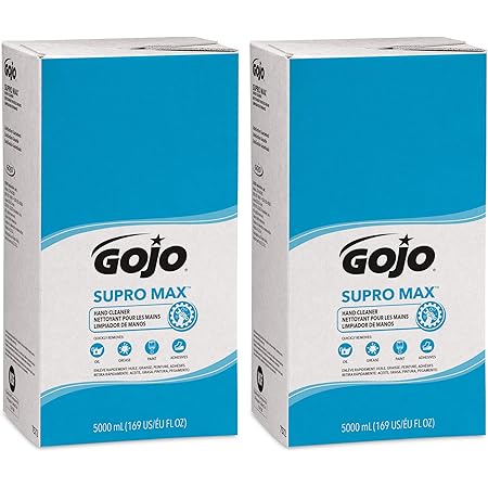 Amazon.com: GOJO 7272-04 Supro Max Hand Cleaner 2000 mL Refill for GOJO ...