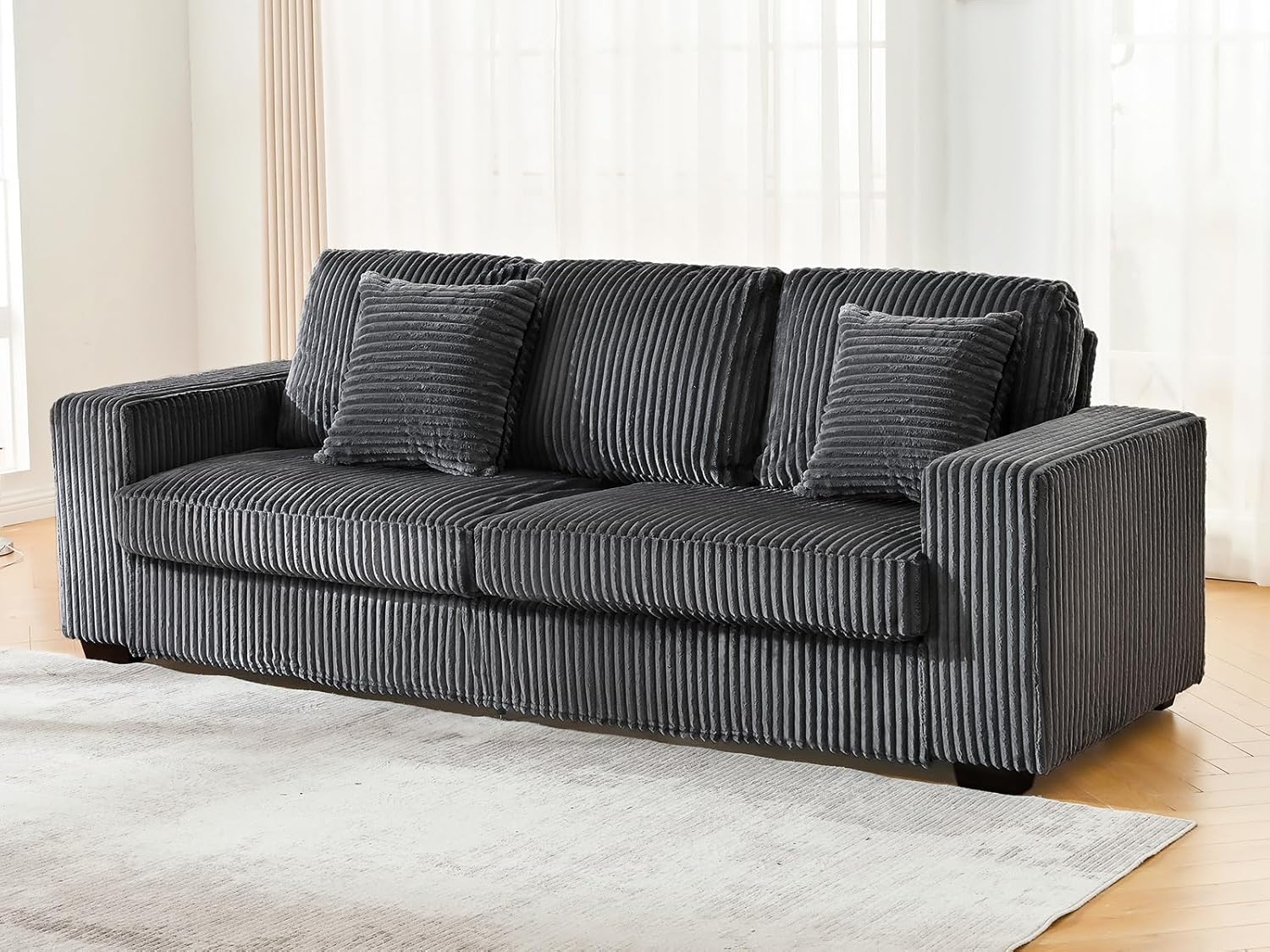 Amazon.com: KKL 97 inch Oversized Couch, Comfy Couch for Living Room ...