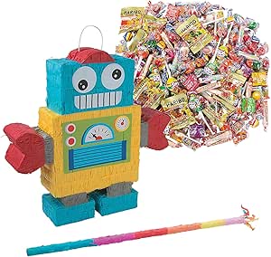 Amazon.com: Robot Party Piñata Kit – 208 Pieces : Toys & Games