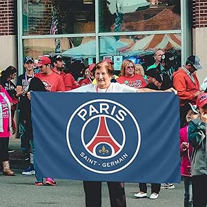Amazon.com : Psg Logo Banner Breeze Flag Outdoor Flags Home Flag Garden ...
