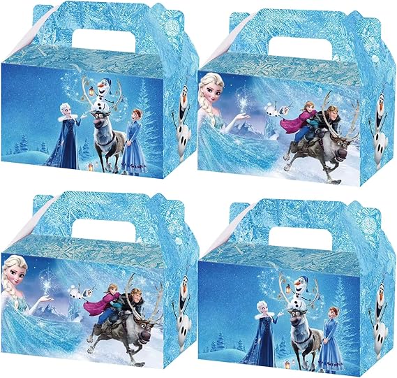 Amazon.com: 16 PCS Frozen Theme Candy Cookies Party Gift Boxes ...