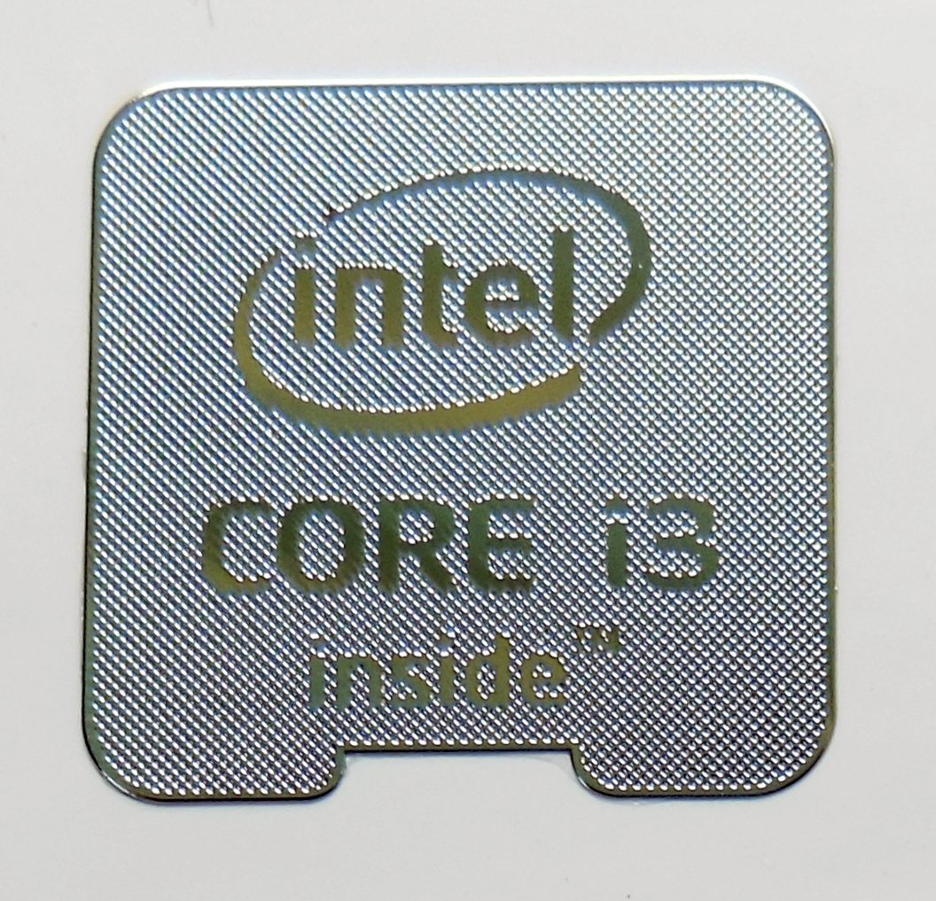 Amazon.com: VATH Intel Core i3 Inside 金屬貼紙 18 x 18 公釐 / 11/16 x 11/16 吋 ...