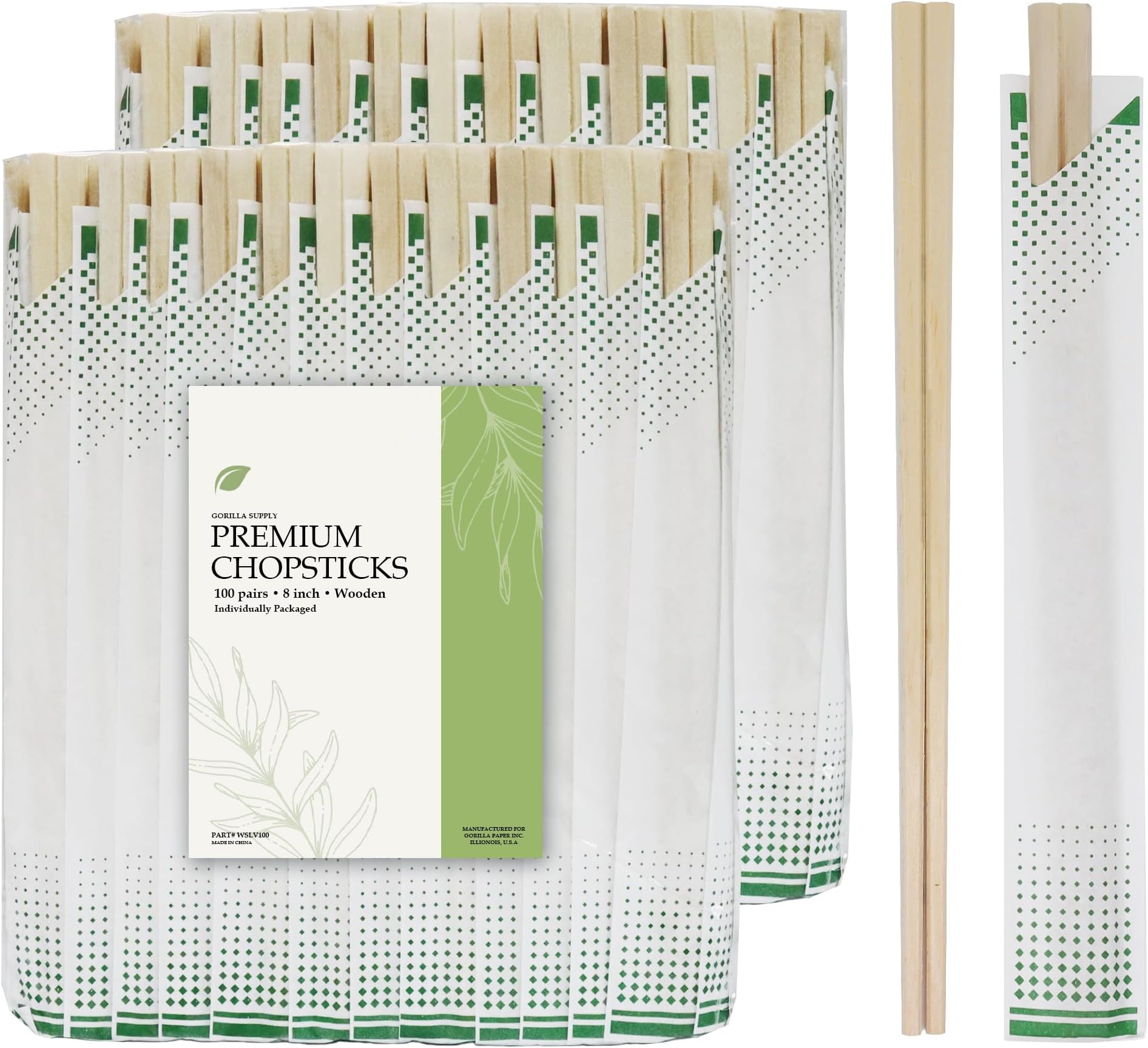 Amazon.com: [2000] Gorilla Supply B-C Grade Disposable Wooden ...