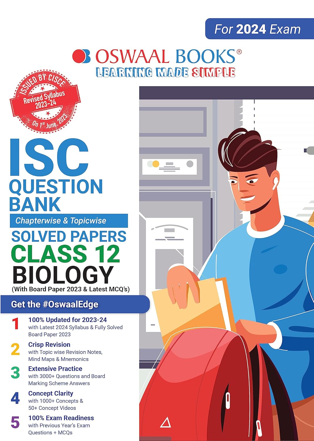 Oswaal ISC Question Bank Class 12 Biology Book (For 2024 Board Exams ...