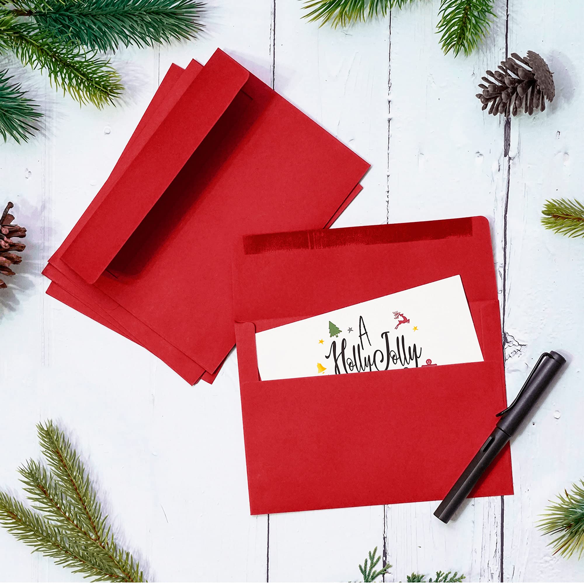 Snapklik.com : Invitation Envelopes, 100-Pack 5x7 Envelopes, A7 ...