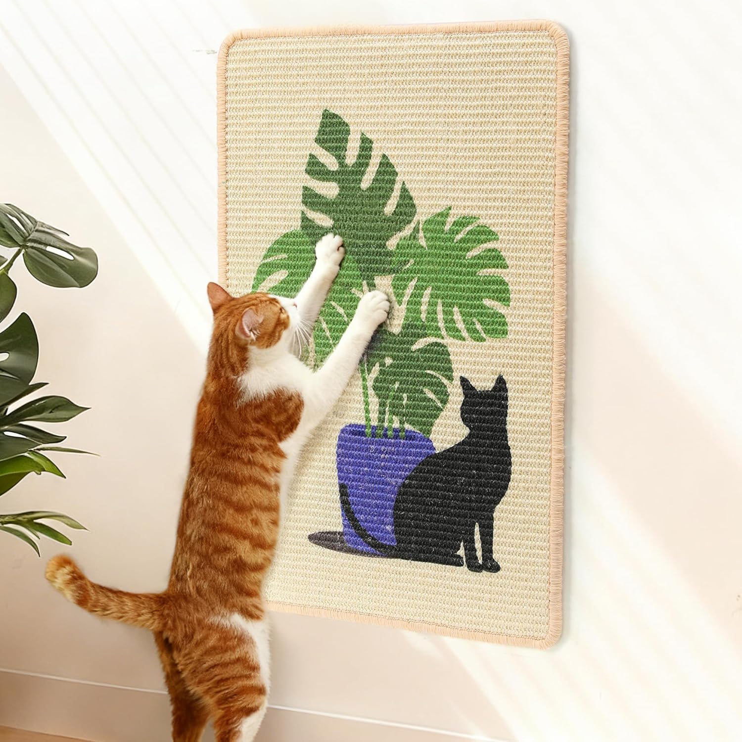 Amazon.com : FUKUMARU Sisal Cat Scratching Mat, 23.6 x 15.7 Inch ...