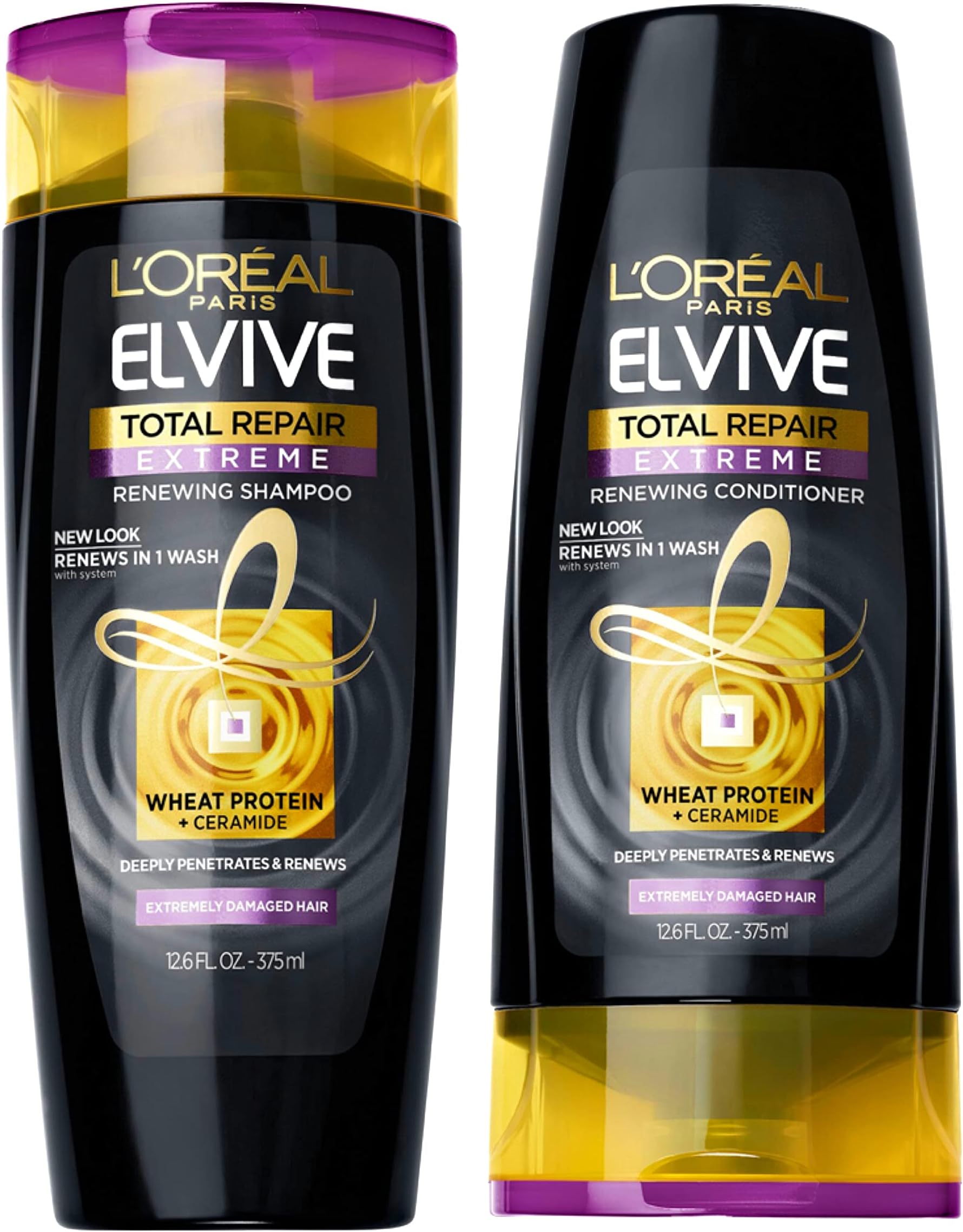 Amazon.com : L'Oreal Paris Elvive Total Repair 5 Repairing Shampoo for ...
