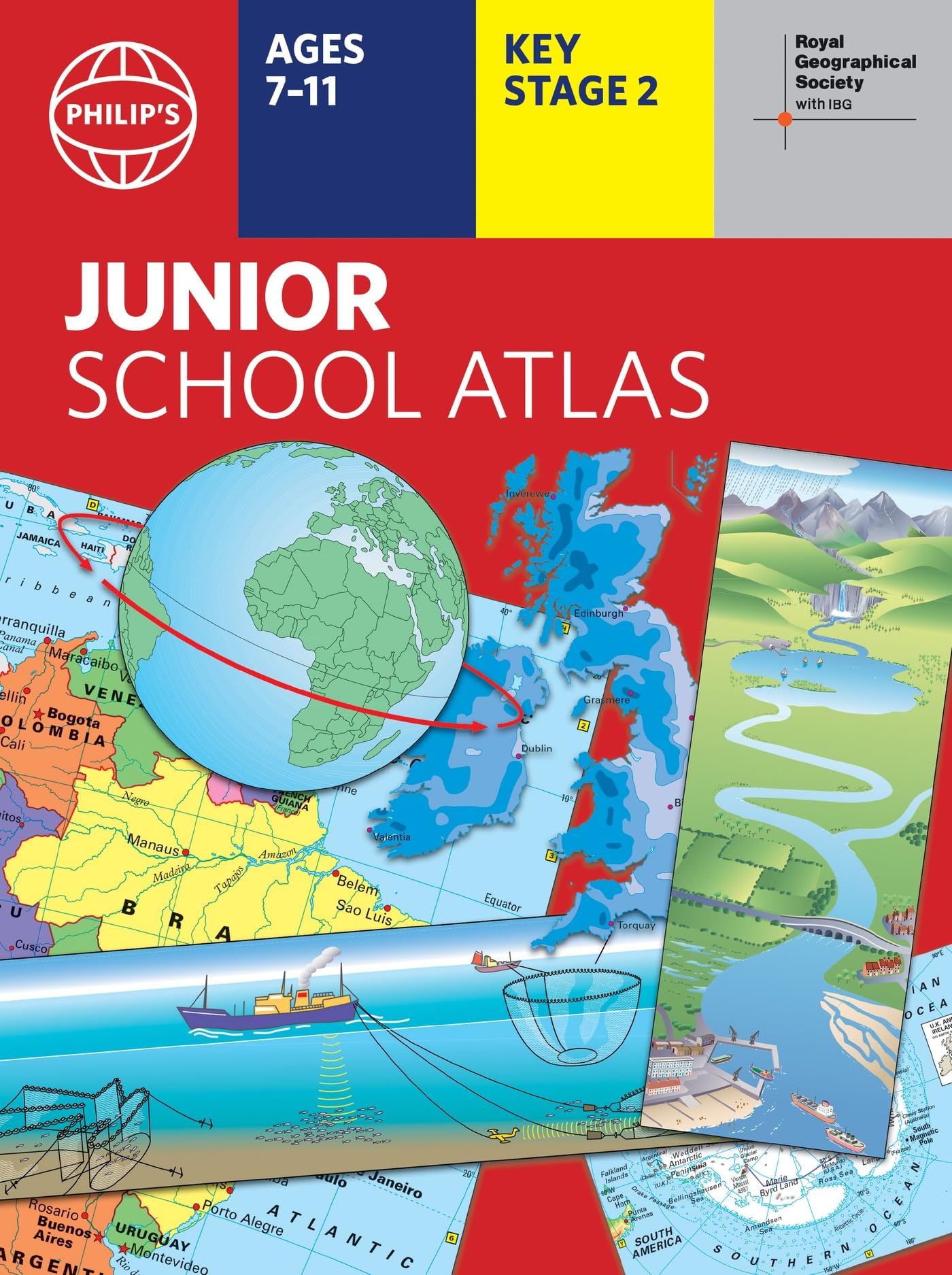 Philip's RGS Junior School Atlas: 12th edition PB (Philip's World Atlas ...
