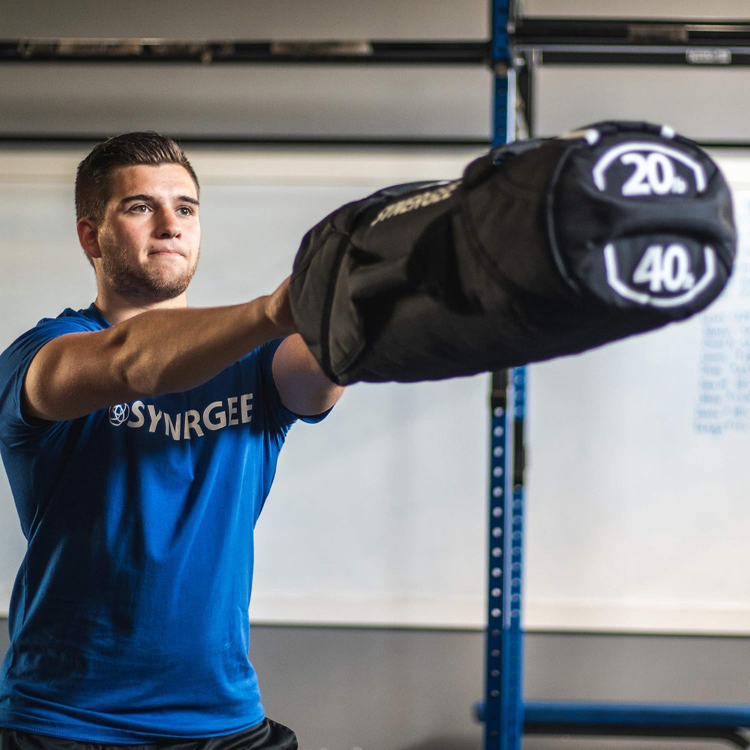 Synergee Adjustable Sandbag for Fitness - Up to 40lbs - Adjustable ...