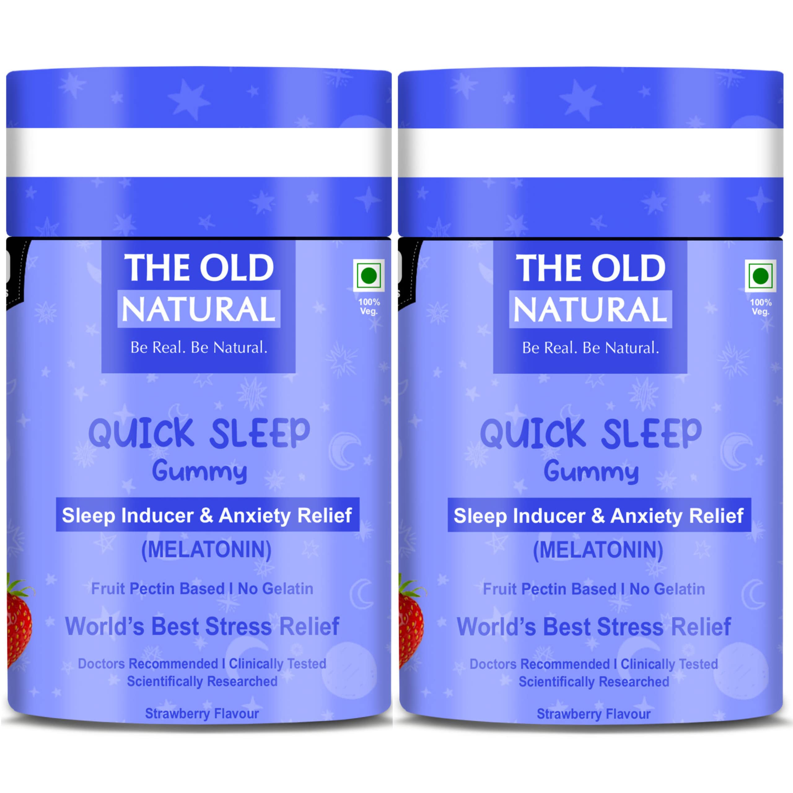 Buy The Old NaturalQuick Melatonin 60 Gummies Inducer & Anixiety ...