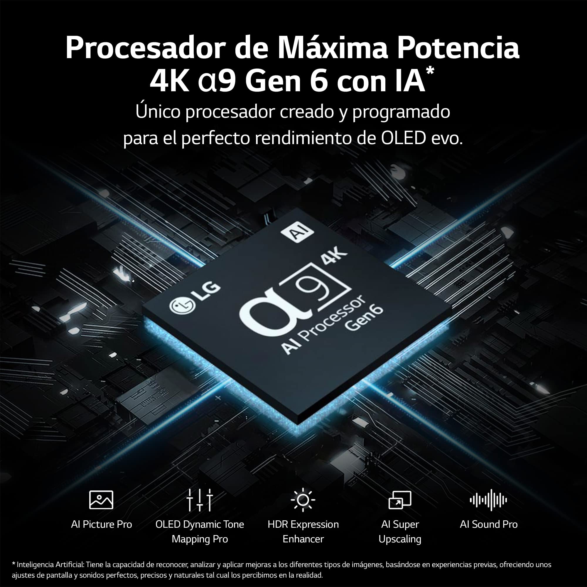 LG OLED48C34LA 48", 4K OLED EVO, Smart TV, webOS23, Procesador Máxima...