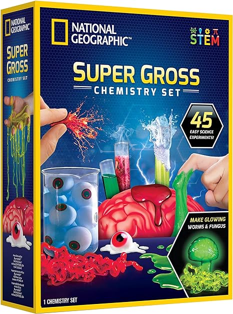Amazon.com: National Geographic Gross Science Kit - 45 Gross Science ...