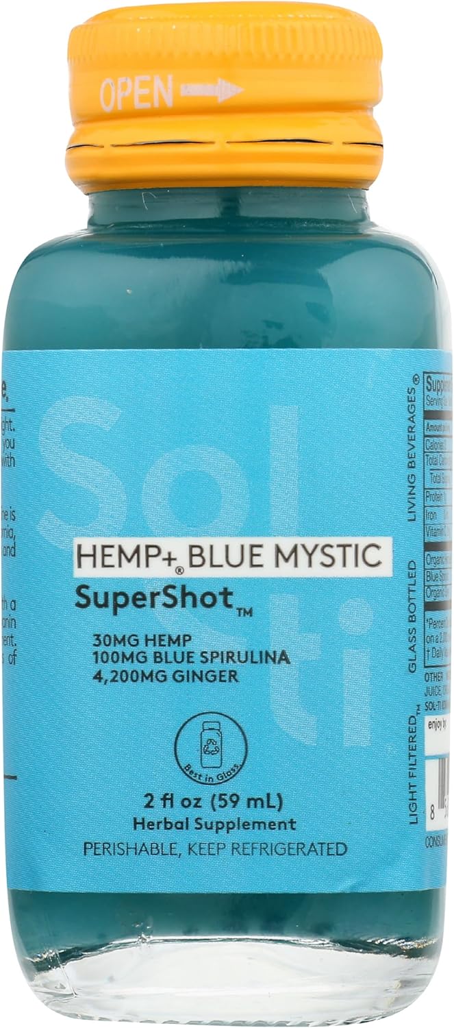 Amazon.com: SOL TI Hemp Blue Mystic SuperShot Single, 2 FZ : Health ...