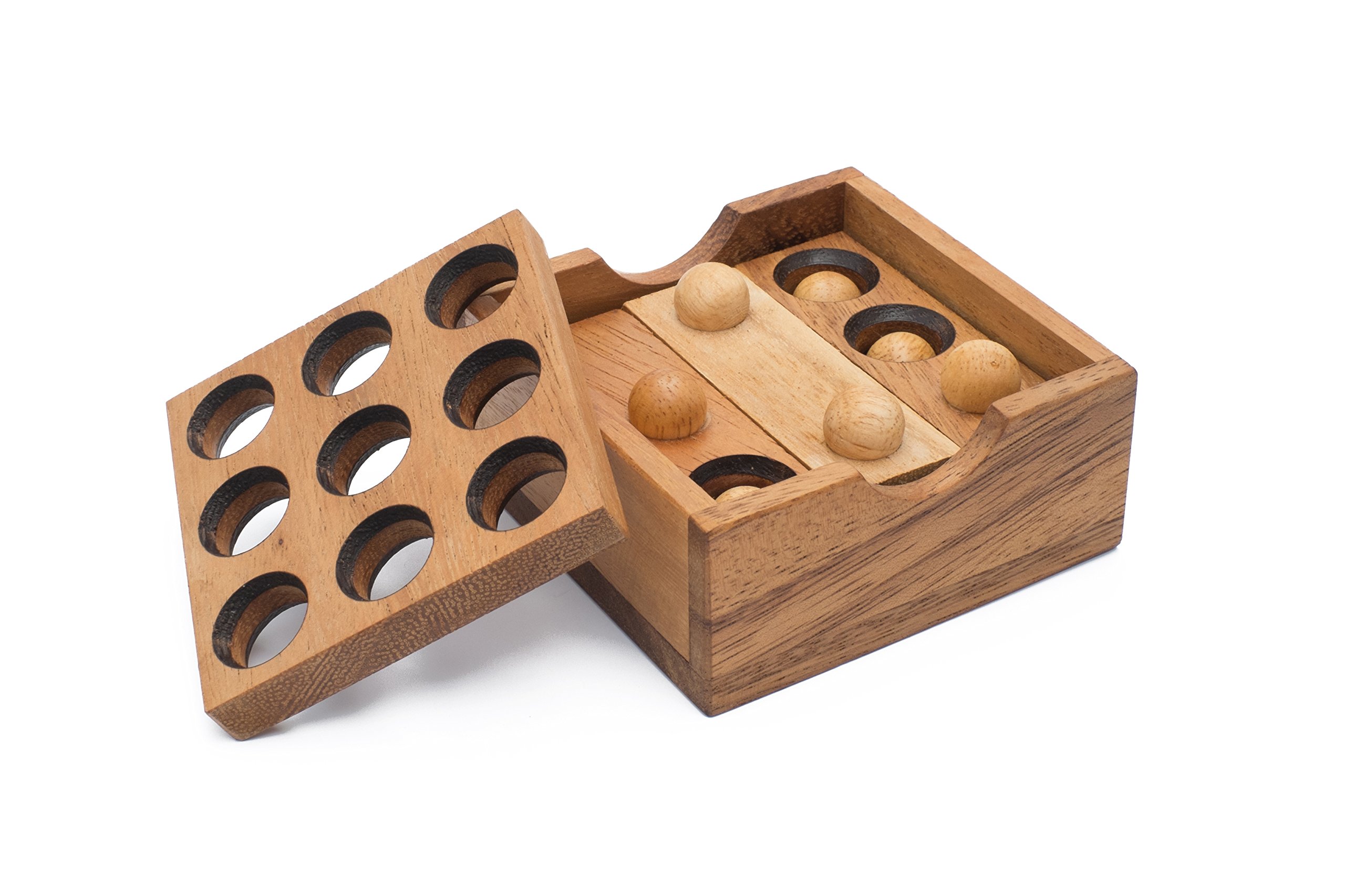 Gopher Holes: 3D Wooden Brain Teaser Puzzle Genius STEM Skill Builder ...