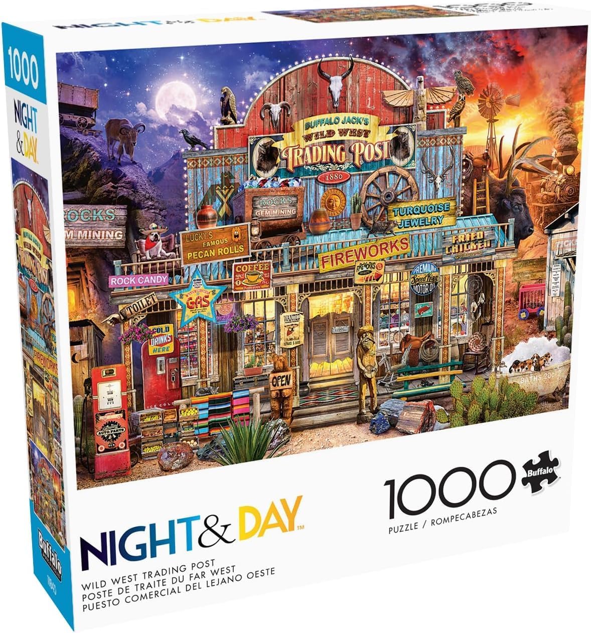 Amazon.com: Buffalo Games - Jeff Haynie - Wild West Trading Post - 1000 ...