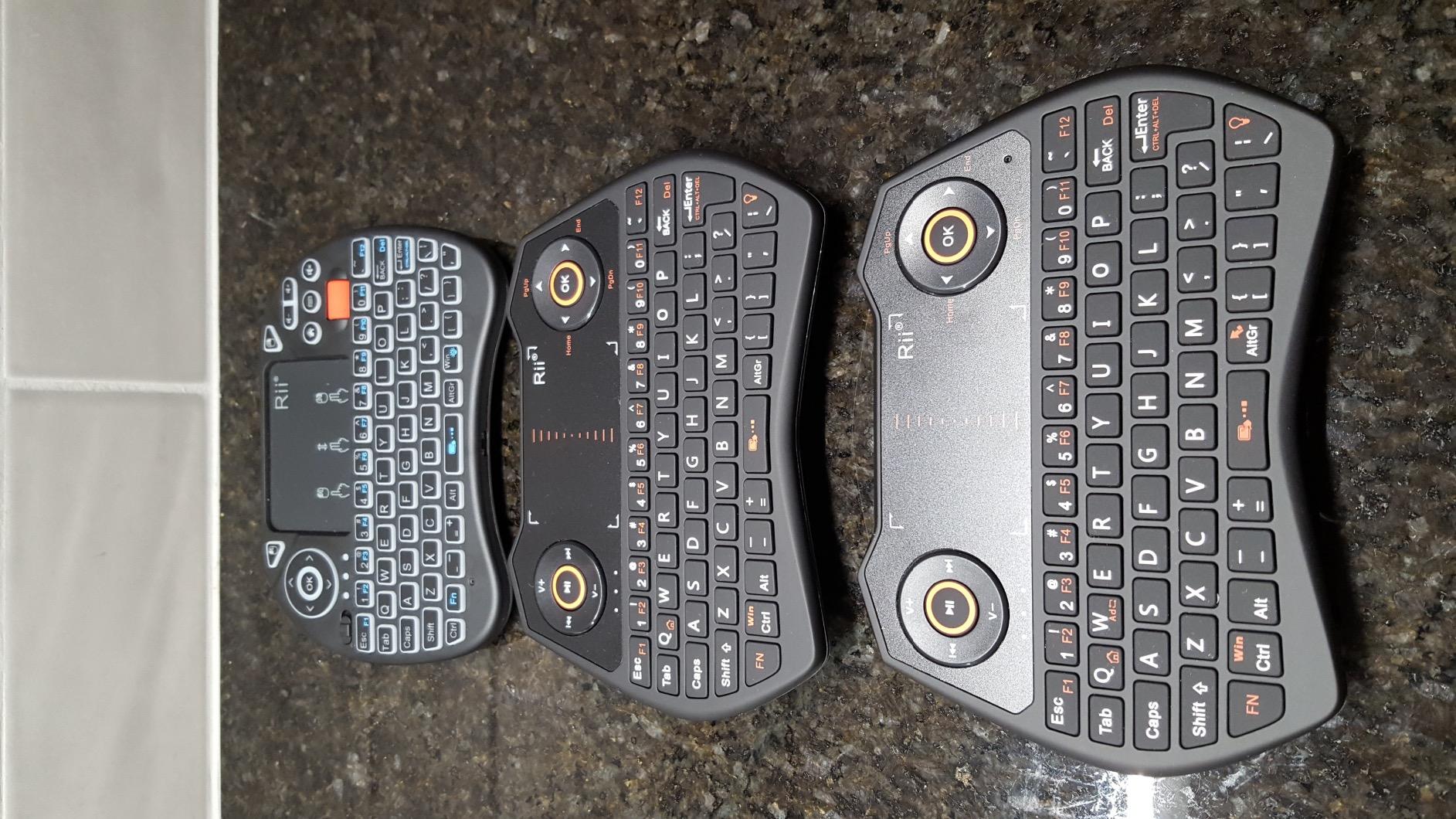 Rii Wireless Keyboard Android TV Keyboard Remote,Touchpad Keyboard with ...