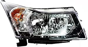 Amazon.com: Evan Fischer Passenger Side Headlight for Chevrolet Cruze ...