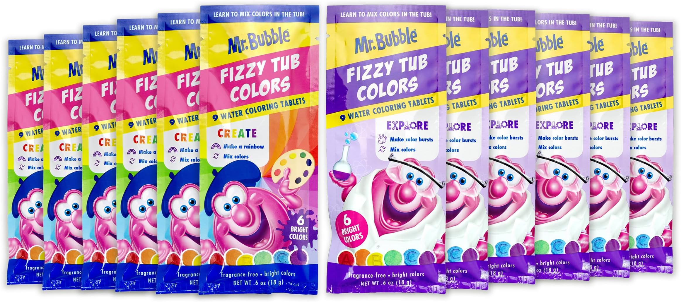Amazon.com: Color My Bath - 300 Count - The Original Fizzy Color ...