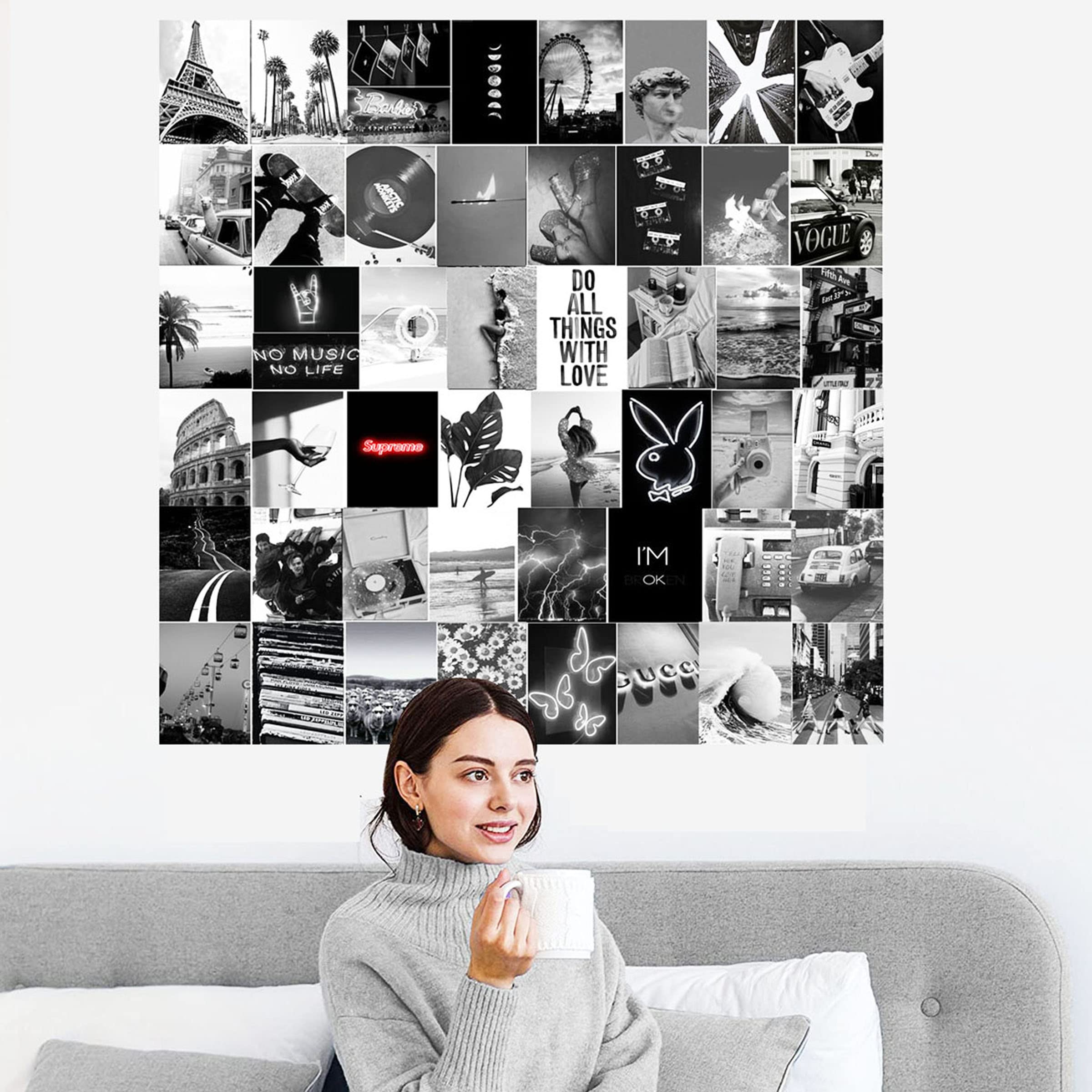 Black And White Music Collage