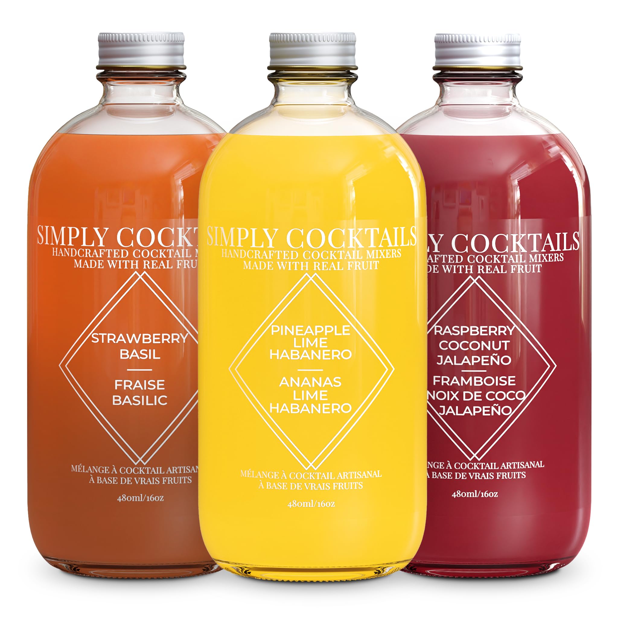 Amazon.com : Simply Cocktails Margarita & Mojito Cocktail Mixer Set ...