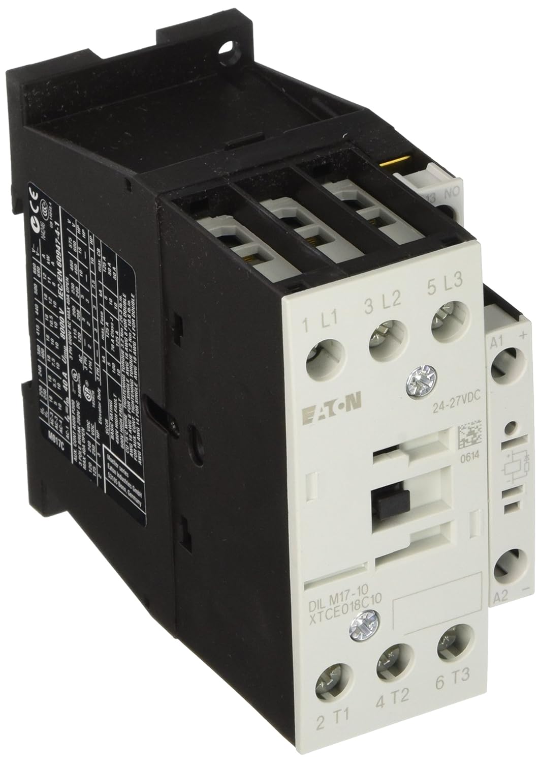 Eaton XTCE018C10TD XT-IEC Contactor e iniciador, 45 mm, 18 A AC-3 ...
