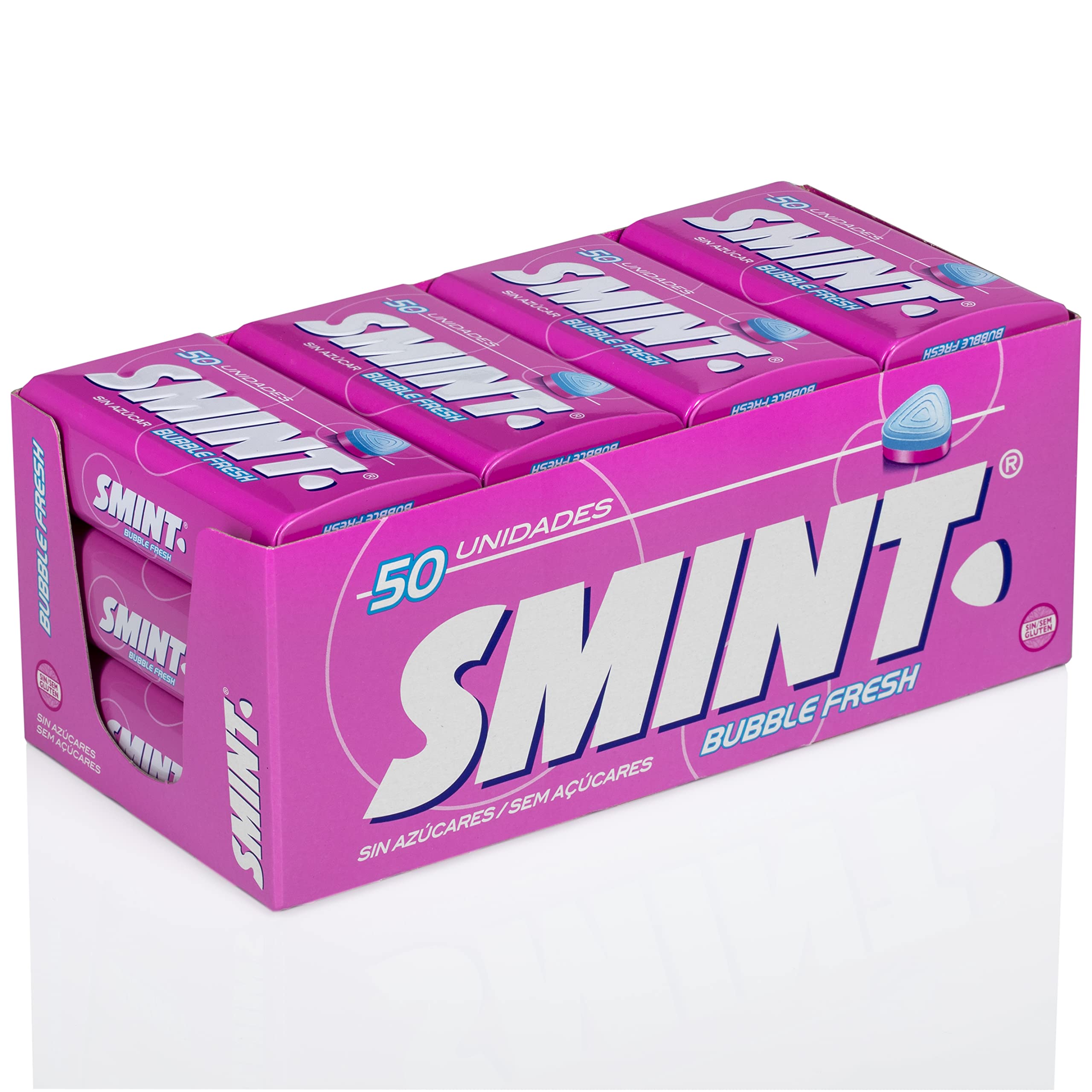 Smint Tin Bubblefresh, Caramelo Comprimido Sin Azúcar - 12 unidades de ...