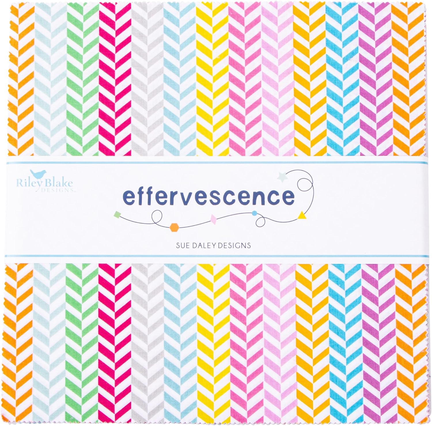 Amazon.com: Sue Daley Designs Effervescence 10" Stacker 42 10-inch Squares Layer Cake Riley ...