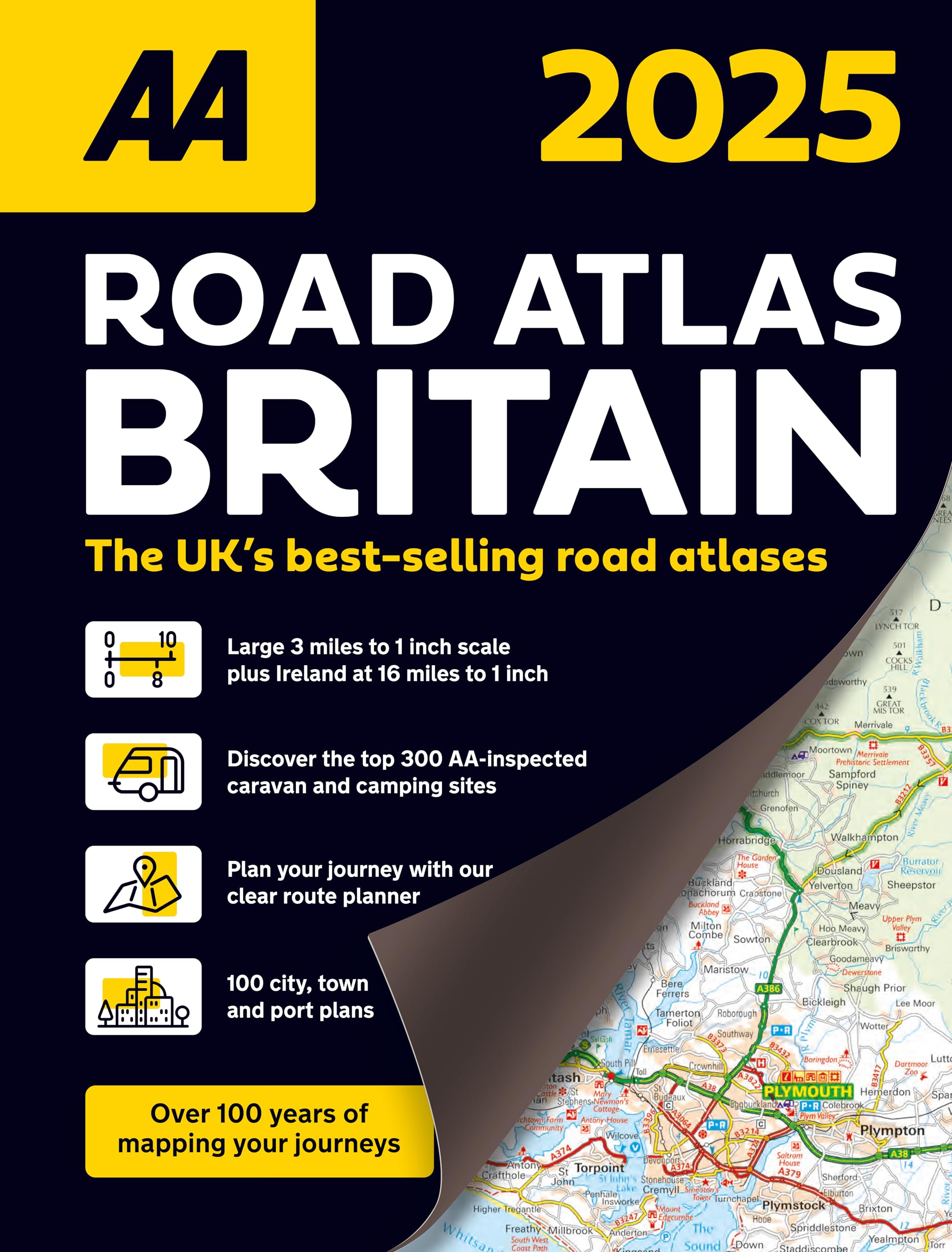 Amazon | Aa Road Atlas Britain 2025 | Aa Publishing | World