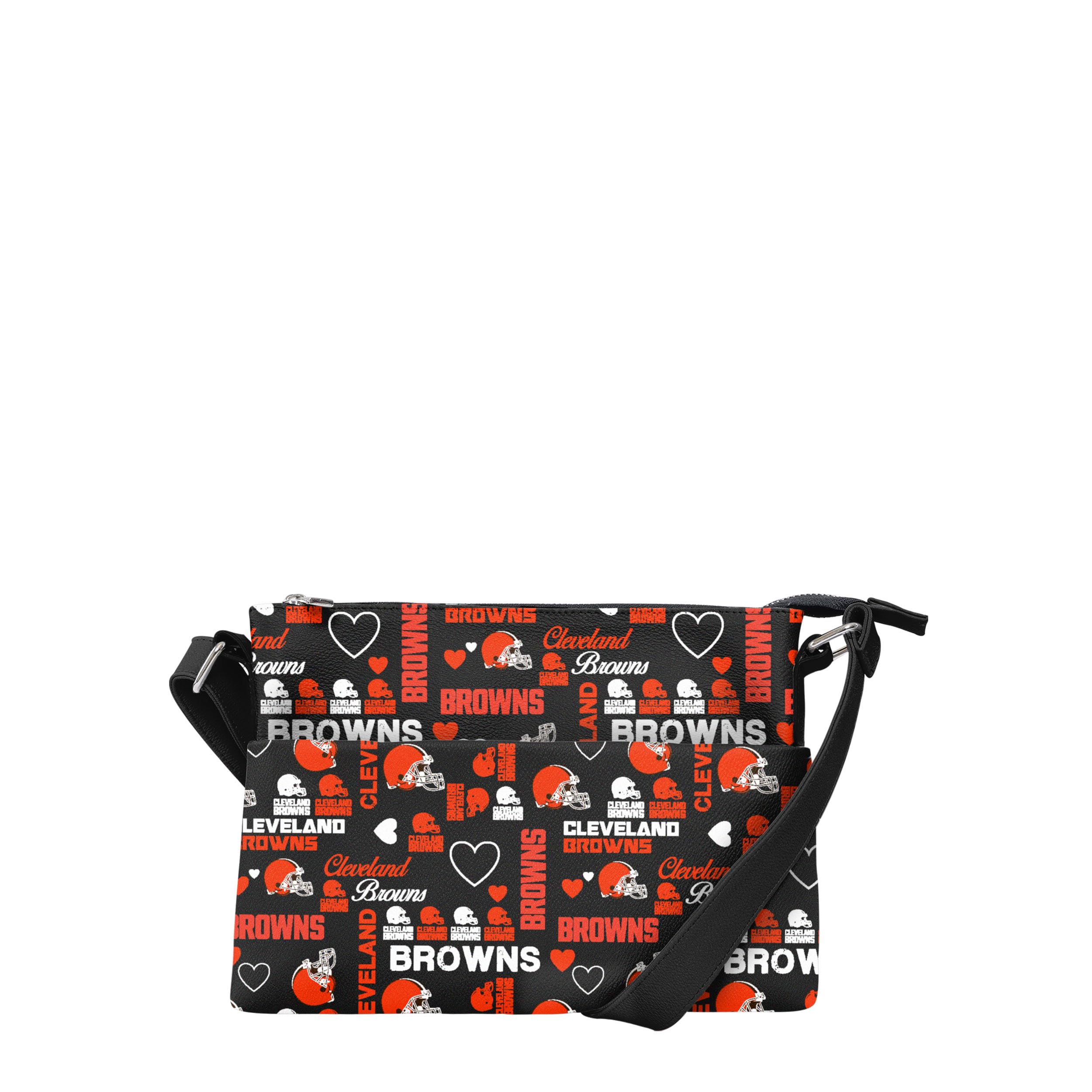 Snapklik.com : Chicago Bears NFL Logo Love Crossbody Purse