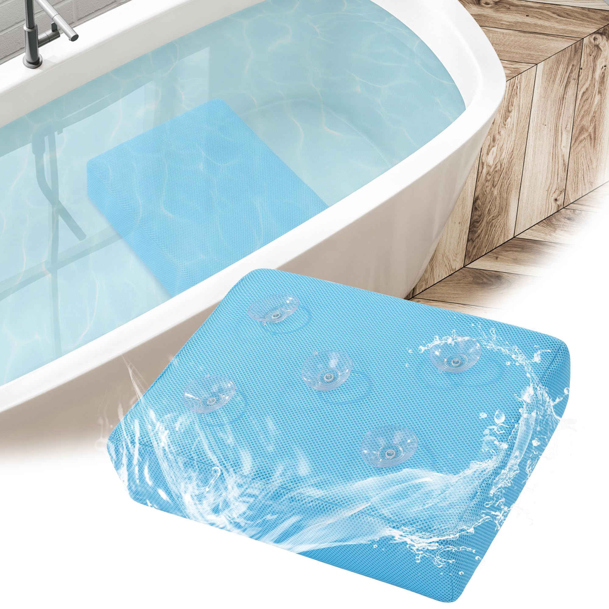 Amazon.com: MABOZOO Thicken Bath Cushion for Tub, 4 Inch Booster Seat ...