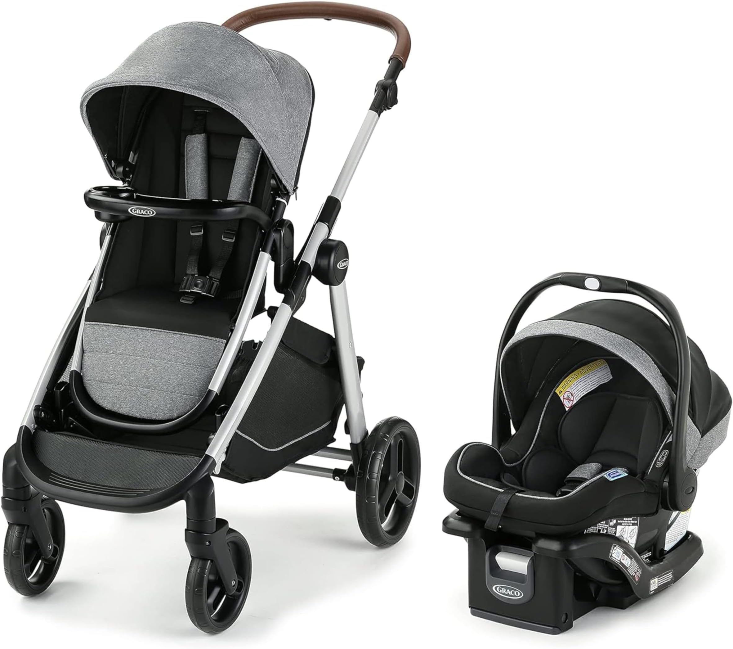 Amazon.com : Graco Ready2Grow 2.0 Double Stroller and Extend2Fit 2-in-1 Car Seat Bundle for ...