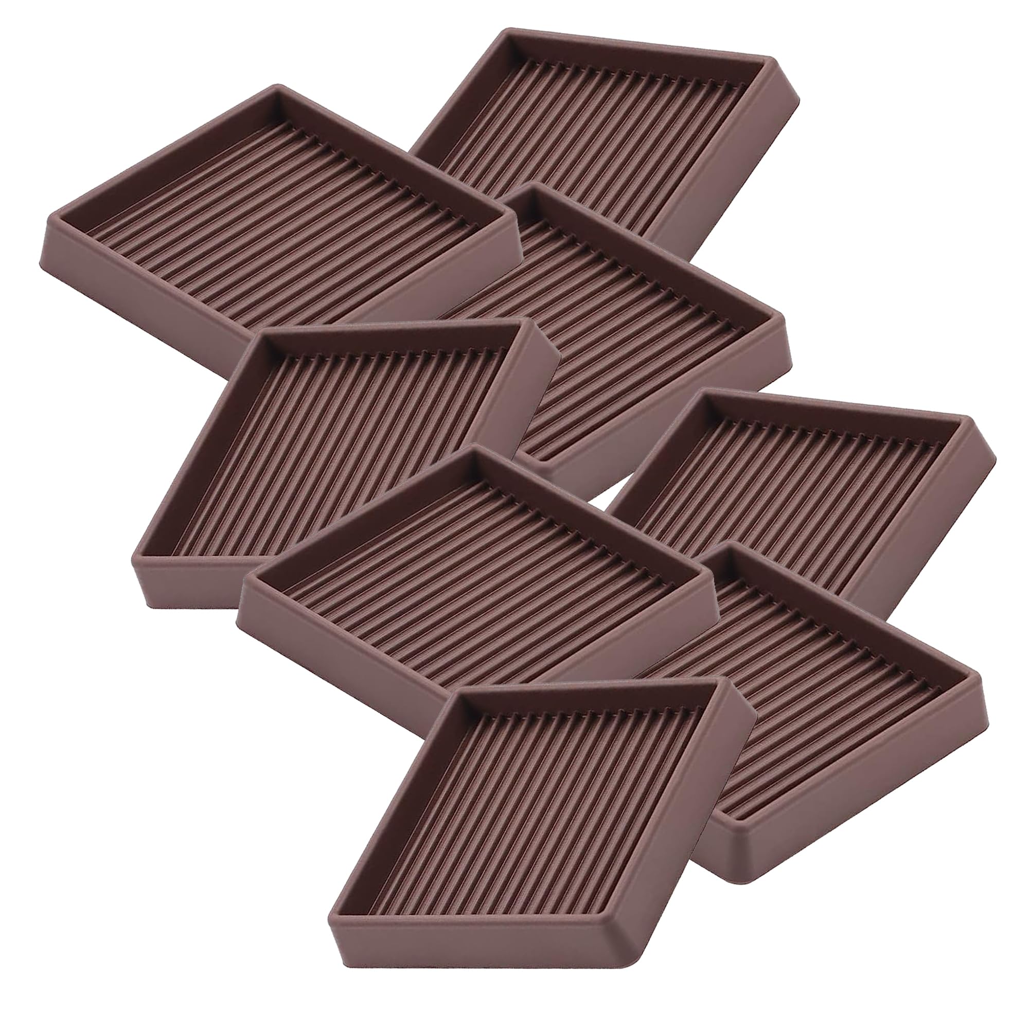 2inch Non Slip Furniture Pads- Rubber Anti Skid Caster Cups, Leg ...