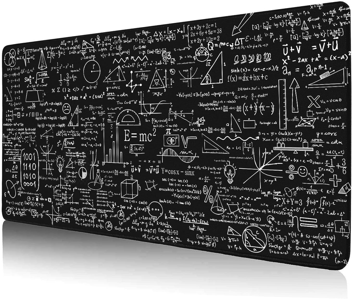 Amazon.com : Mouse Pad Gaming Desk Mat Mouse pad Non-Slip Base Stitched ...