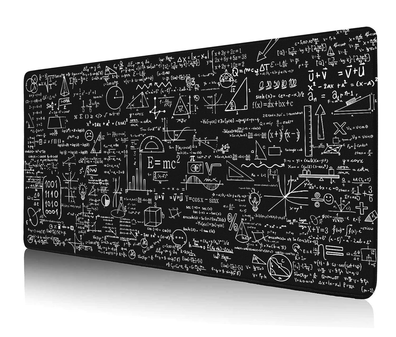 Amazon.com : Mouse Pad Gaming Desk Mat Mouse pad Non-Slip Base Stitched ...