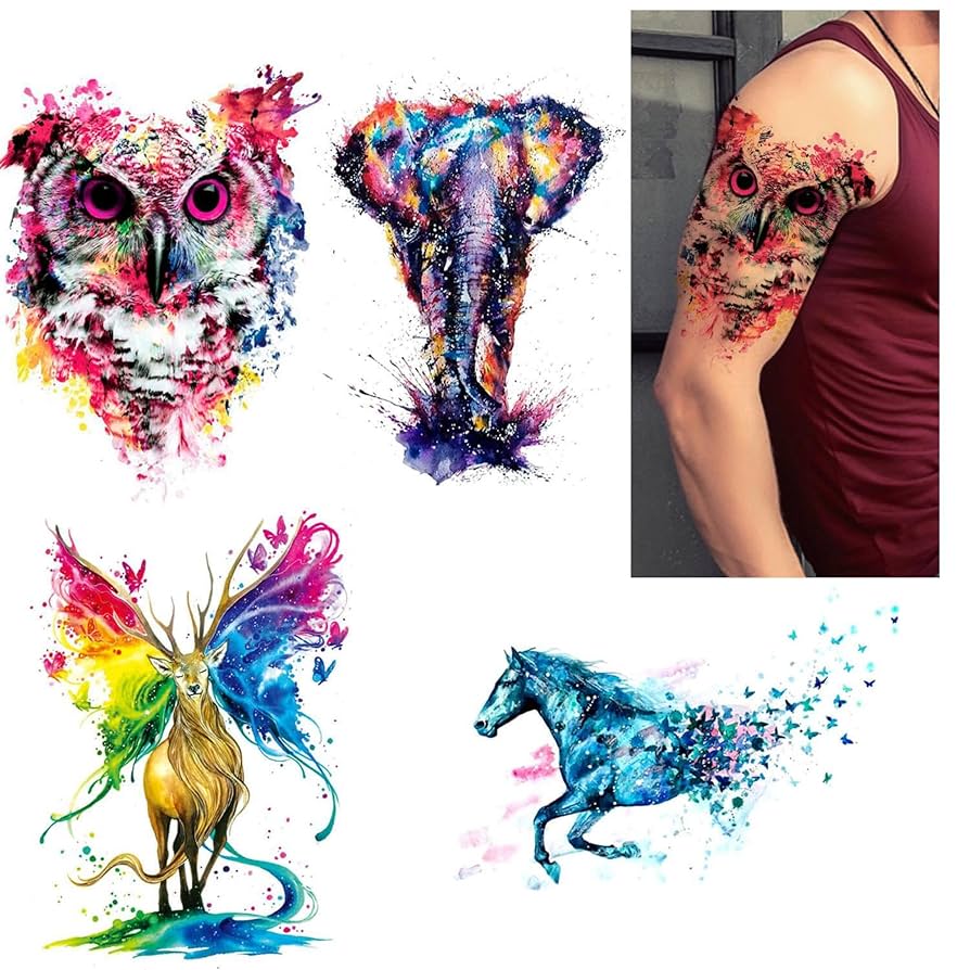Temporary Body Paint Tattoos