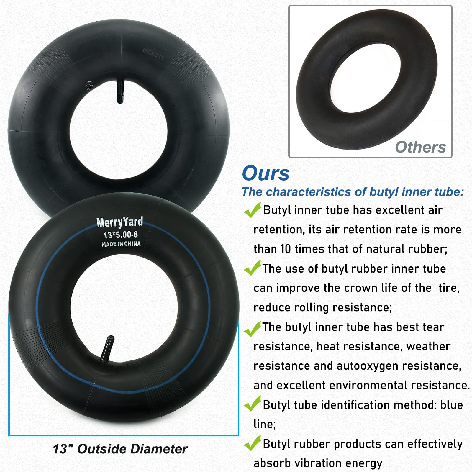 Golf Bag Tubes Dirt Bikes Inner Tubes, Heavy Duty Inner Tubes Thick ...
