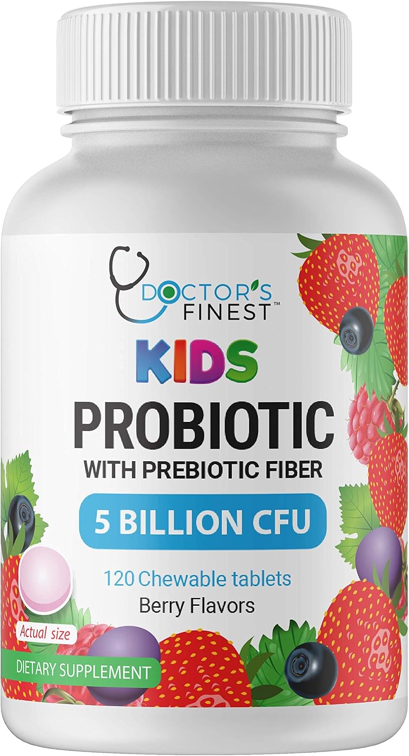 Amazon.com: Doctors Finest Probiotics with Prebiotic Fiber 5 Billion ...