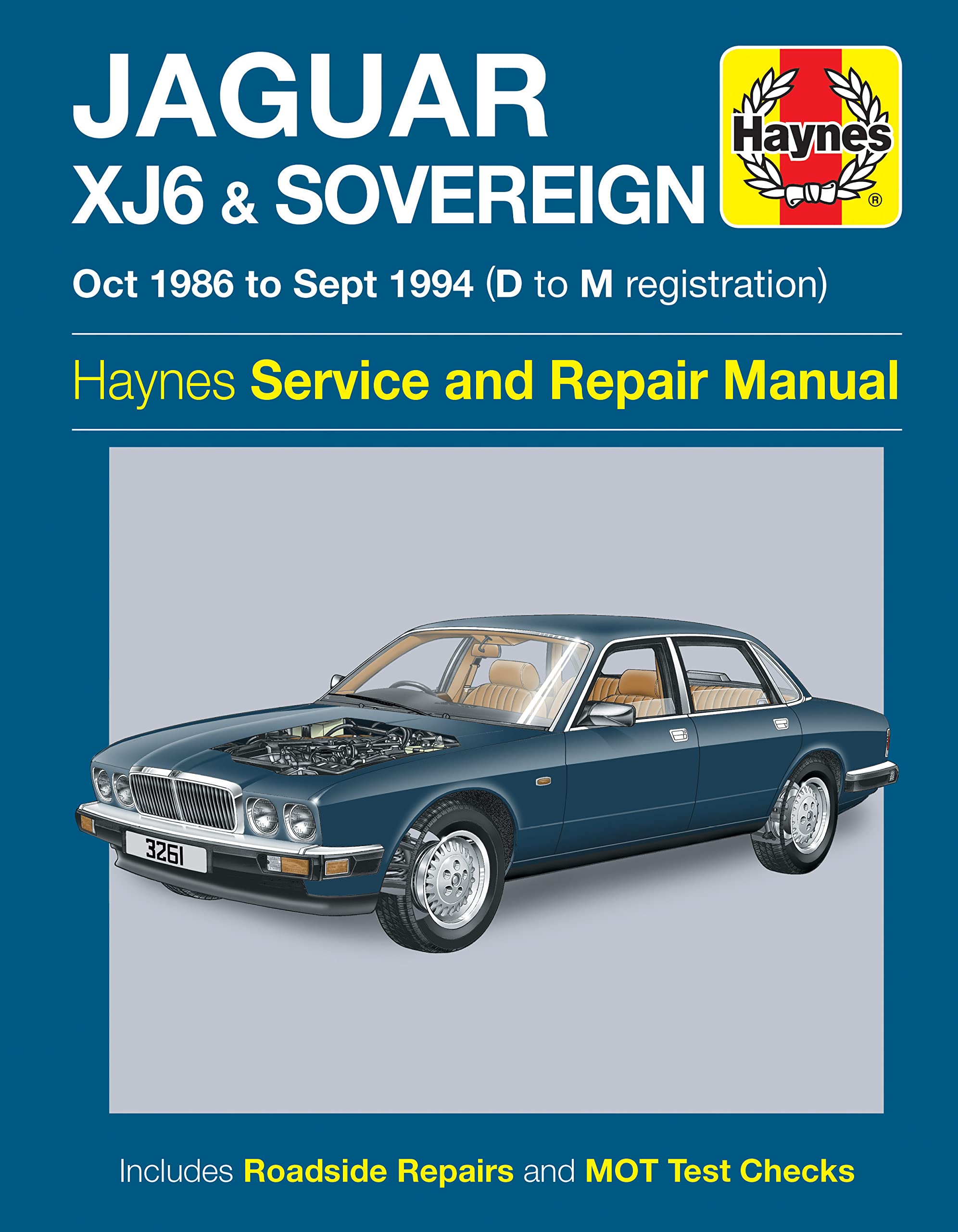 Jaguar XJ6 & Sovereign (Oct 86 - Sept 94) Haynes Repair Manual ...
