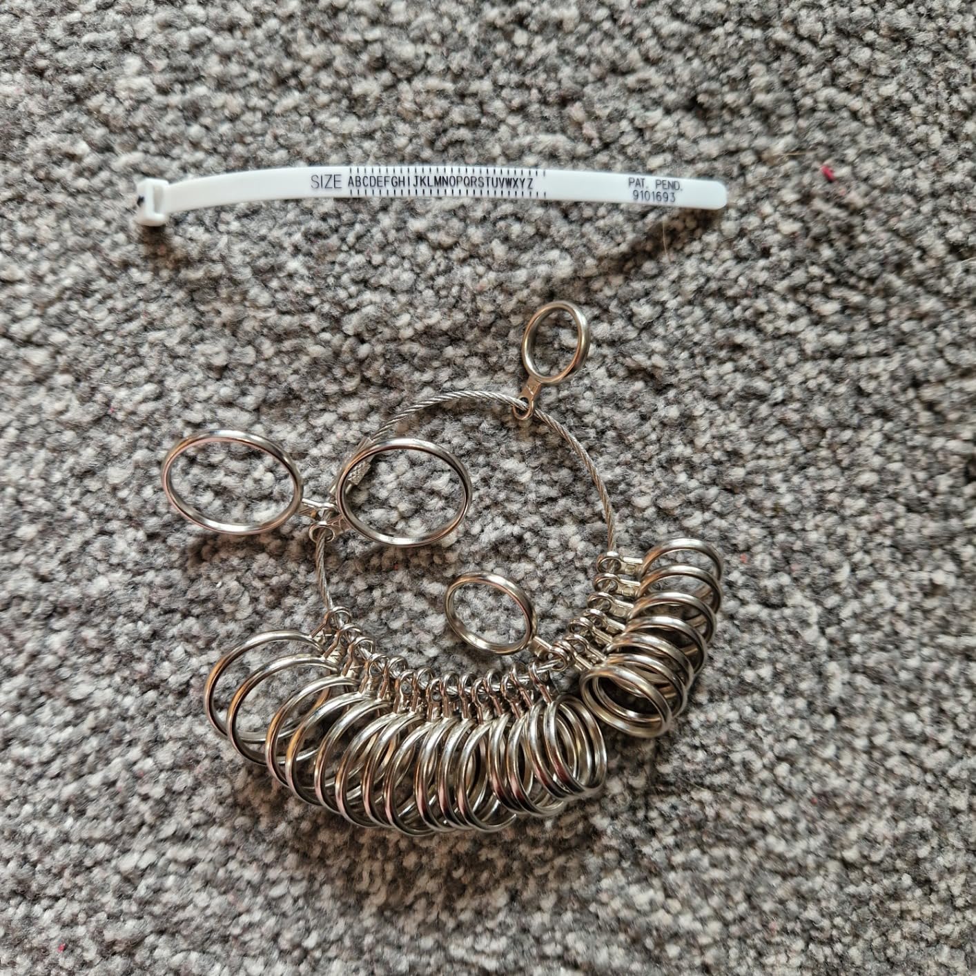 Redamancy Ring Sizer UK Gauge Set, Ring Measurement Scales Kit Tools ...